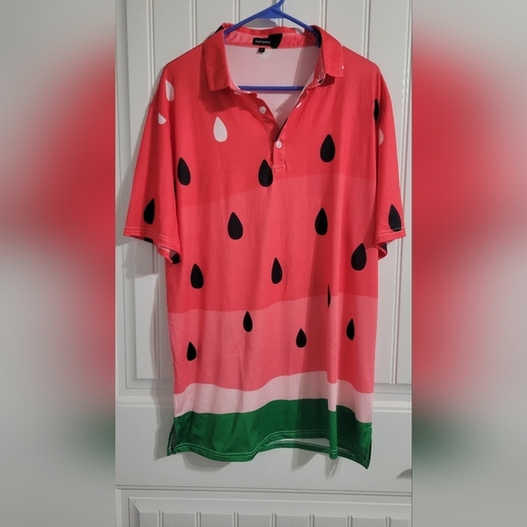 golf genrtry | Shirts | Mens Watermelon Polo Golf Shirt By Golf Gentry ...